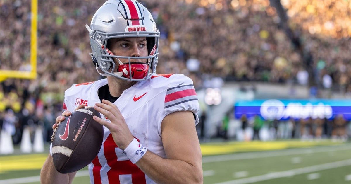 Will Howard delivers farewell to Ohio State after national championship ...