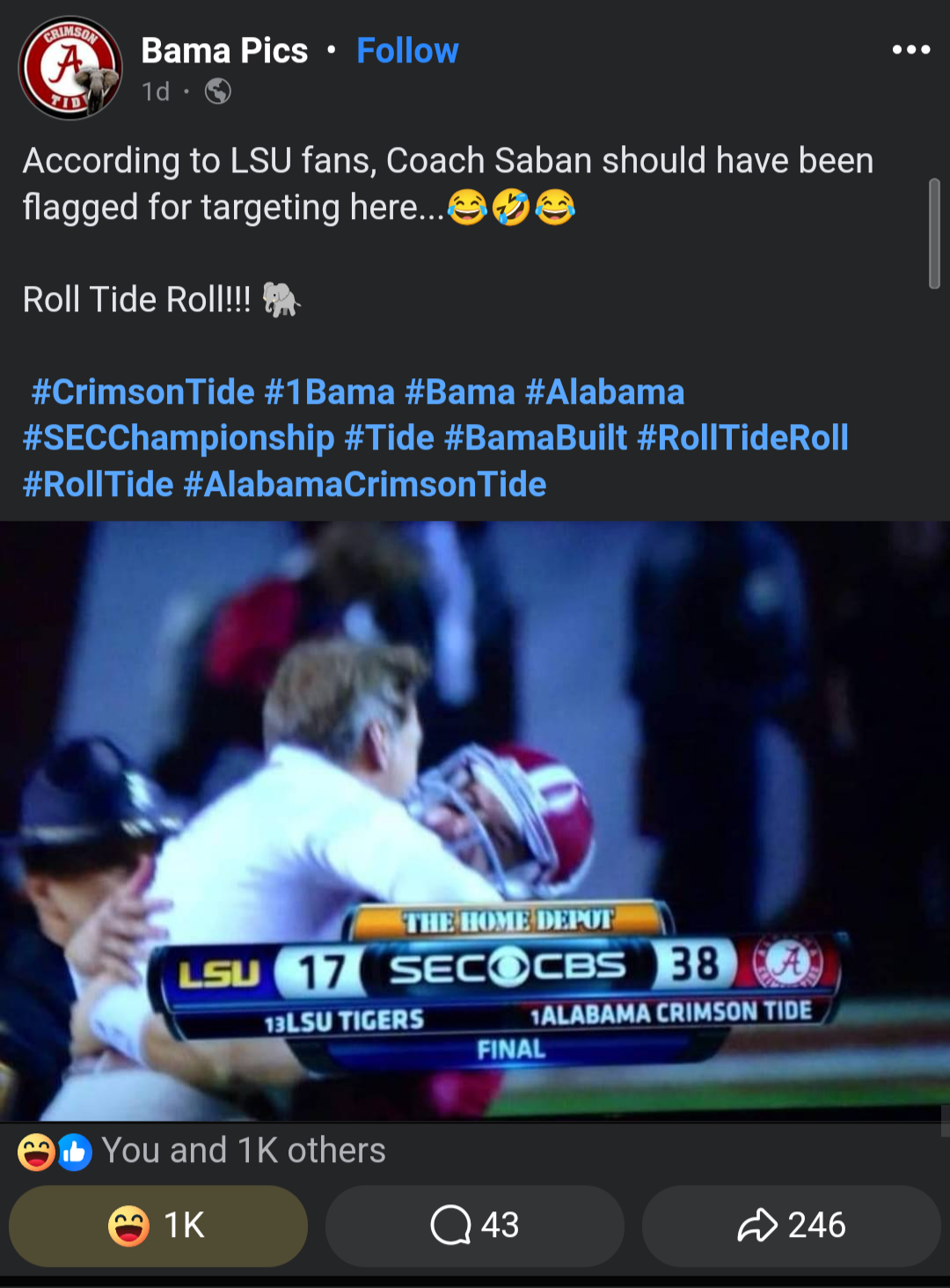 One last LSU funny...