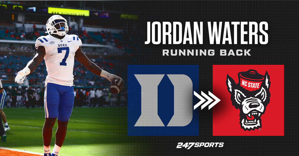 BREAKING: 4-star transfer RB Jordan Waters commits to NC State