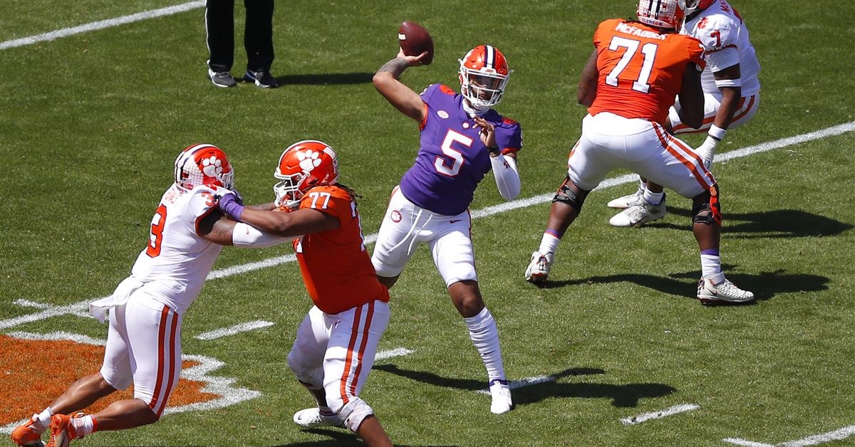 Clemson Tigers football: Hunter Helms primary QB behind DJ Uiagalelei ...