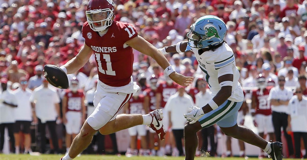 Postgame notebook: OU improves on 3rd downs vs. Tulane, plus OL shakeup ...