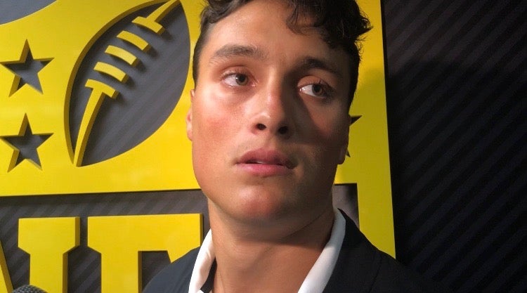 WATCH: Oliver Martin meets with media following Iowa debut