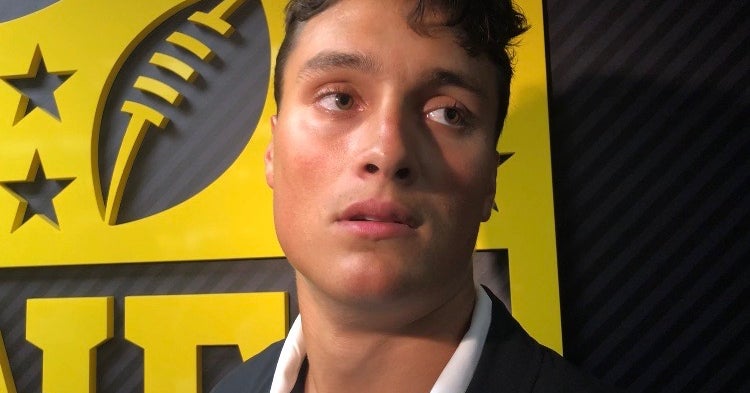 WATCH: Oliver Martin meets with media following Iowa debut