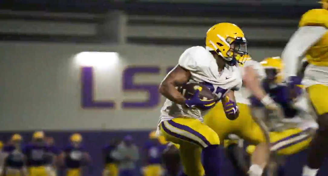 WATCH: Behind the scenes in fall camp with LSU running backs