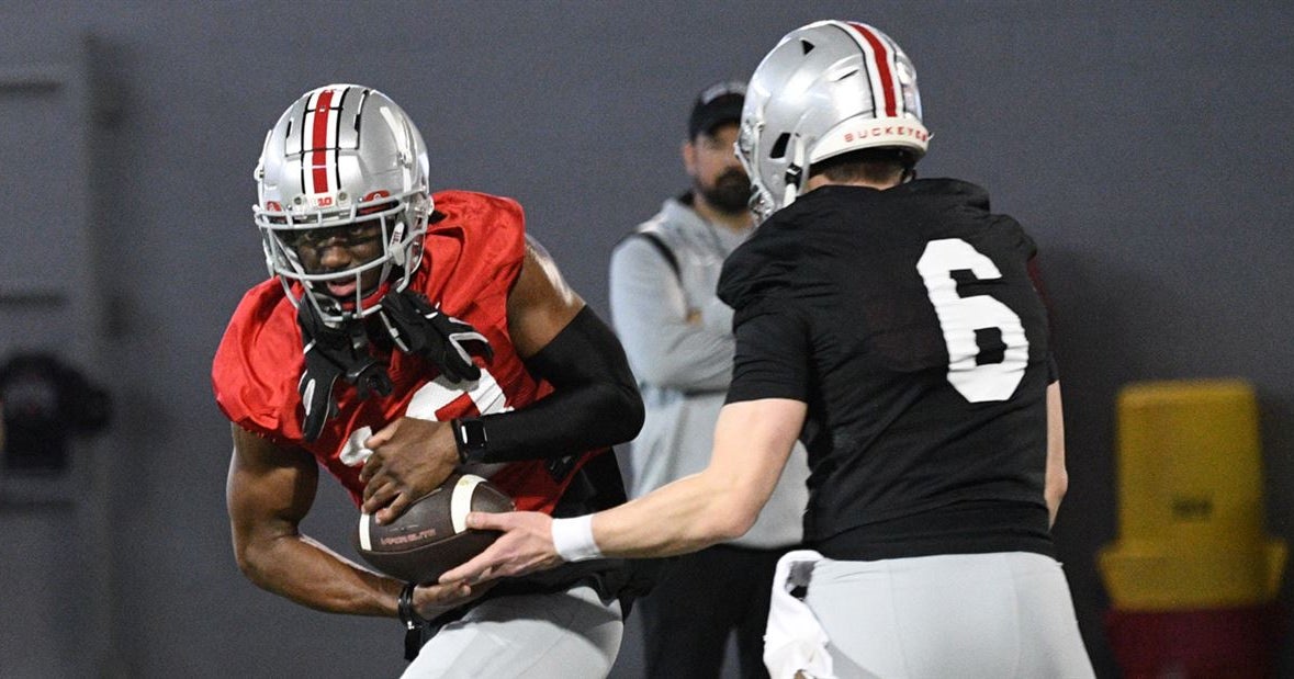Ohio State football practice videos: QBs, RBs, WRs, DL, DBs