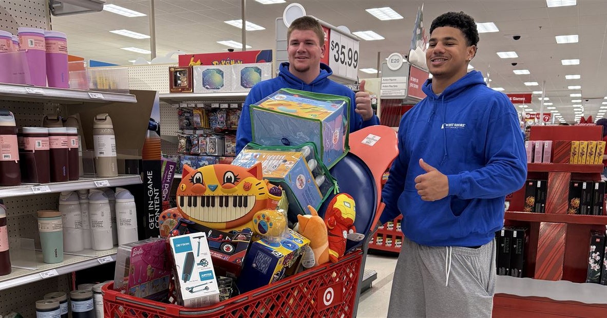 Penn State football players give back with Toys for Tots shopping spree ...