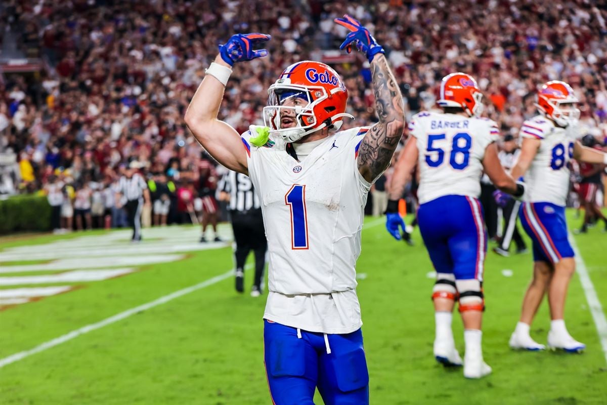 Ahead of Scouting Combine, former Gators WR Ricky Pearsall included in ...