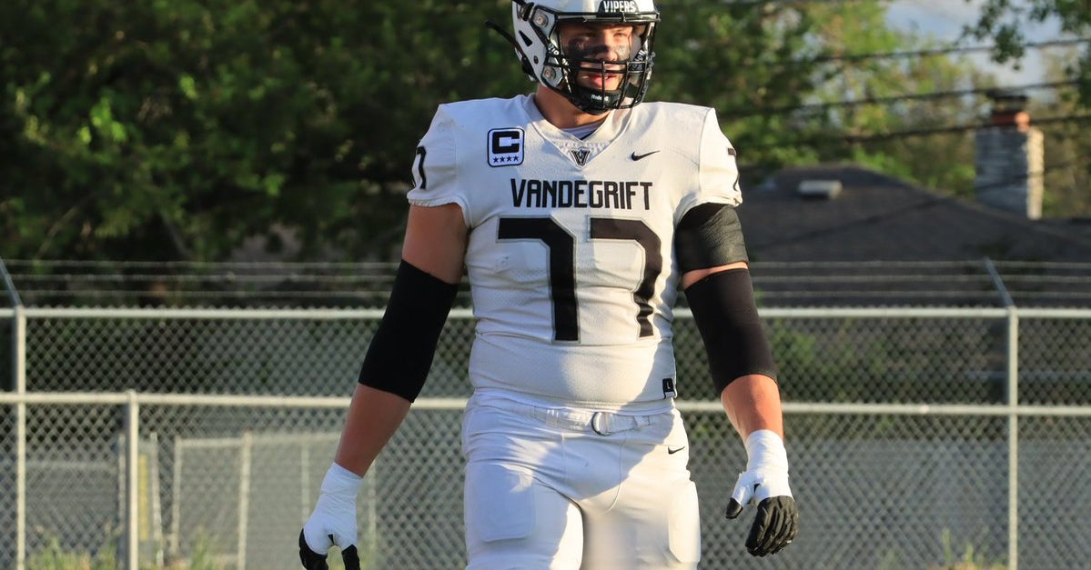 WATCH: Michigan OL commit Blake Frazier is a MAN amongst boys