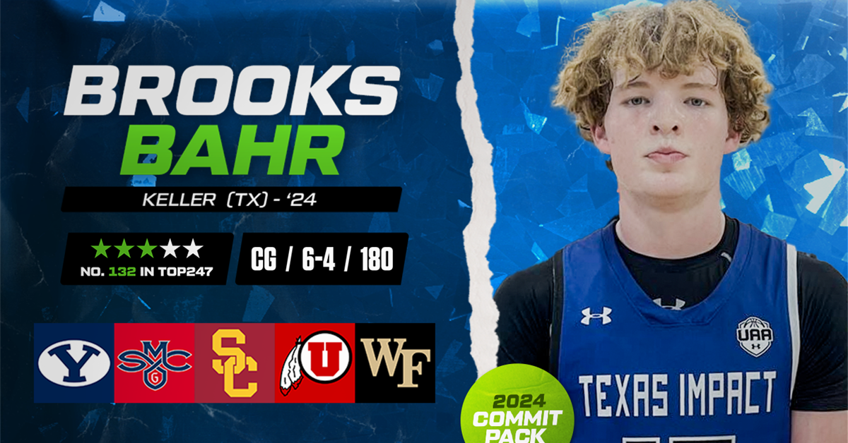 Top150 senior Brooks Bahr plans to announce his college decision on ...