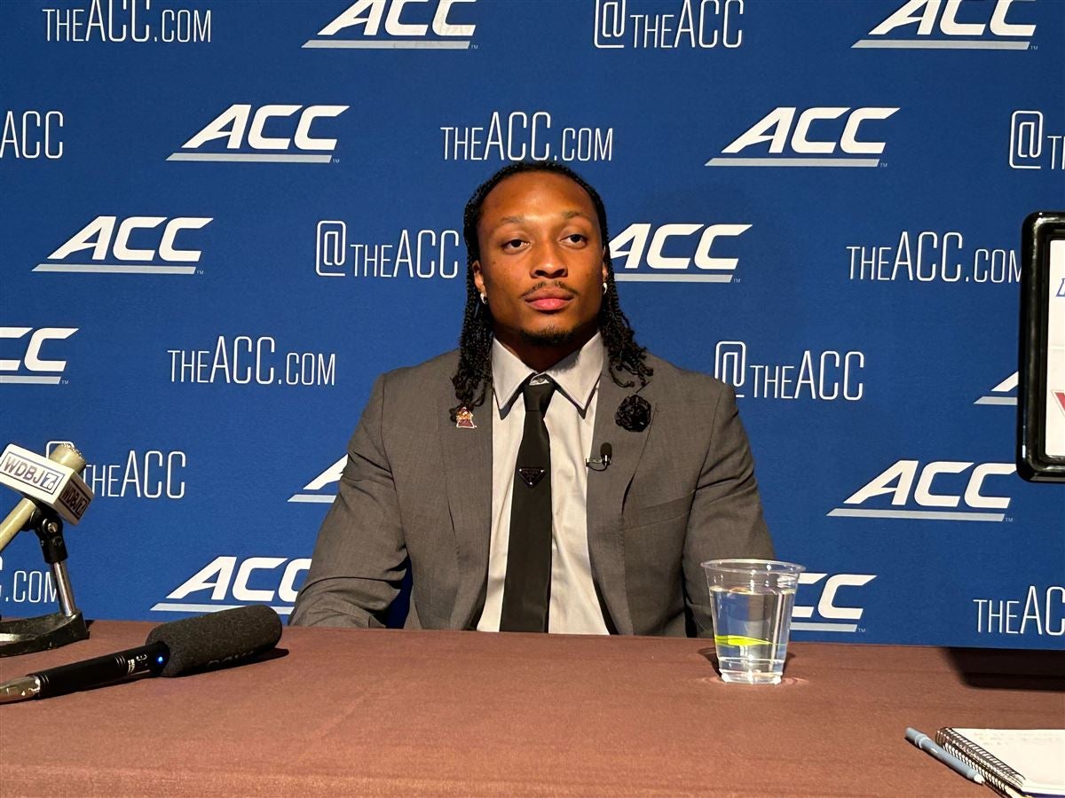 WR Ali Jennings Discusses Hokies Offense at ACC Kickoff