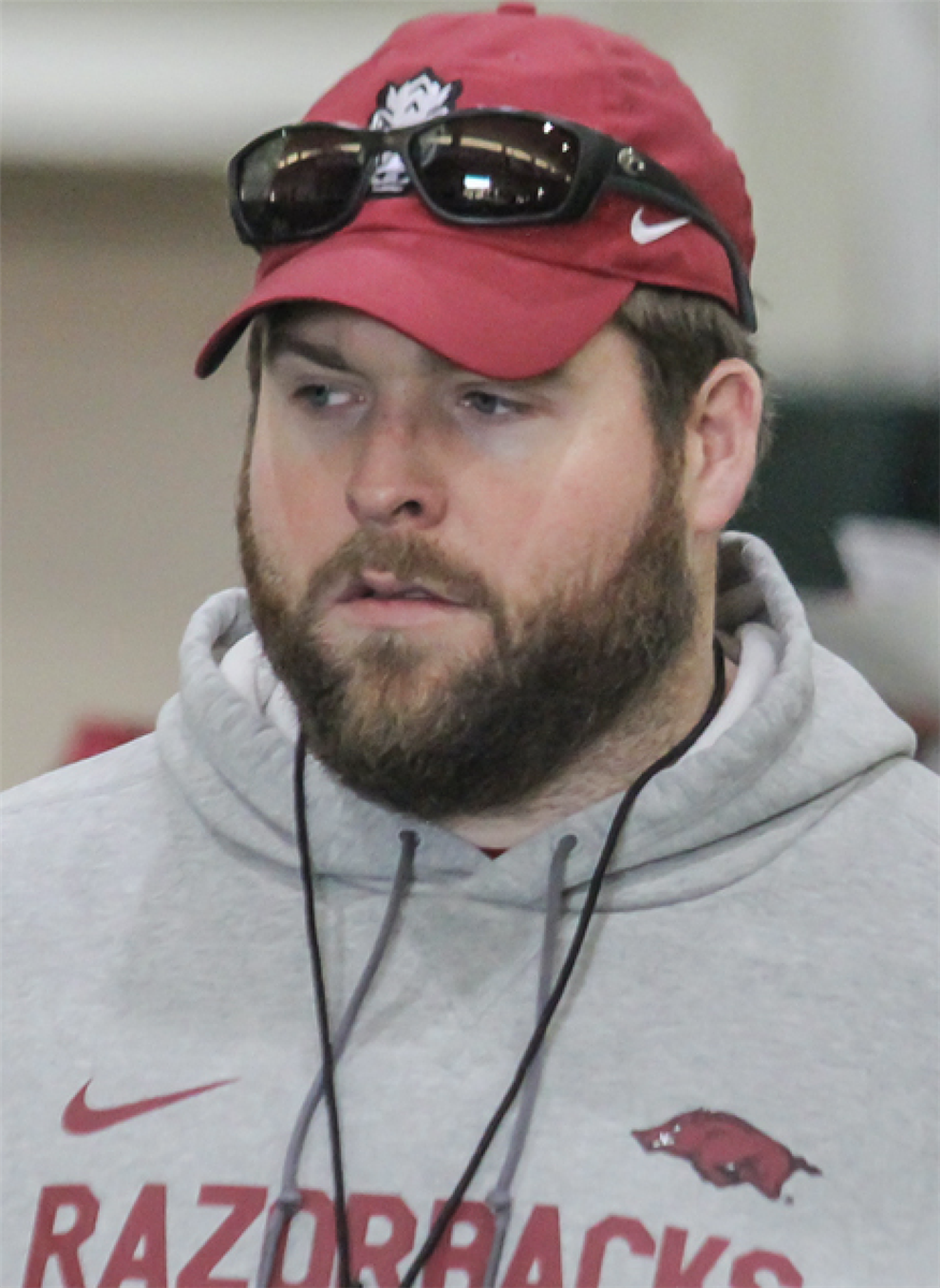 Dustin Fry, Offensive Line Coach (FB), Arkansas Razorbacks