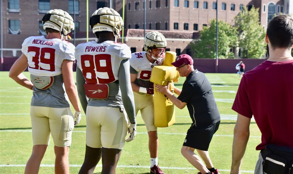 Florida State tight ends coach Chris Thomsen pleased with growth of ...