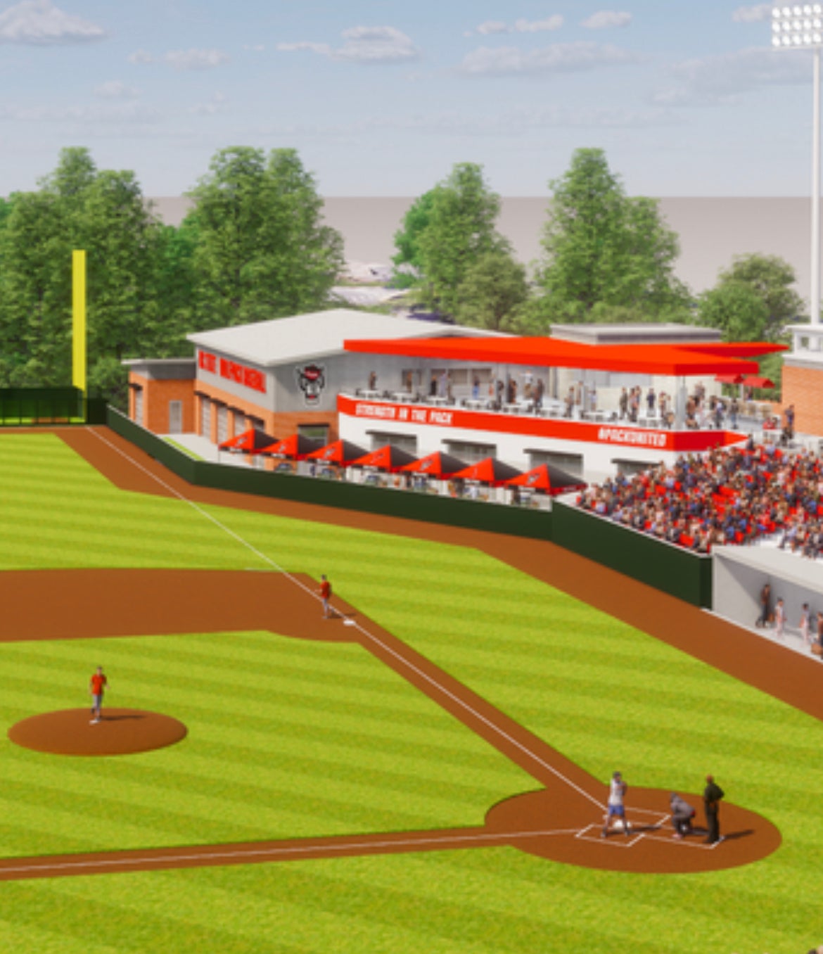 NC State baseball announces plans for Doak Field Enhancements