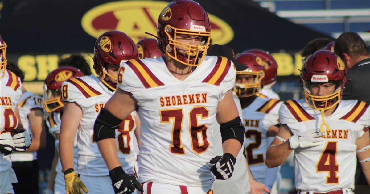 2026 five-star OL Maxwell Riley reacts to Sherrone Moore on becoming ...