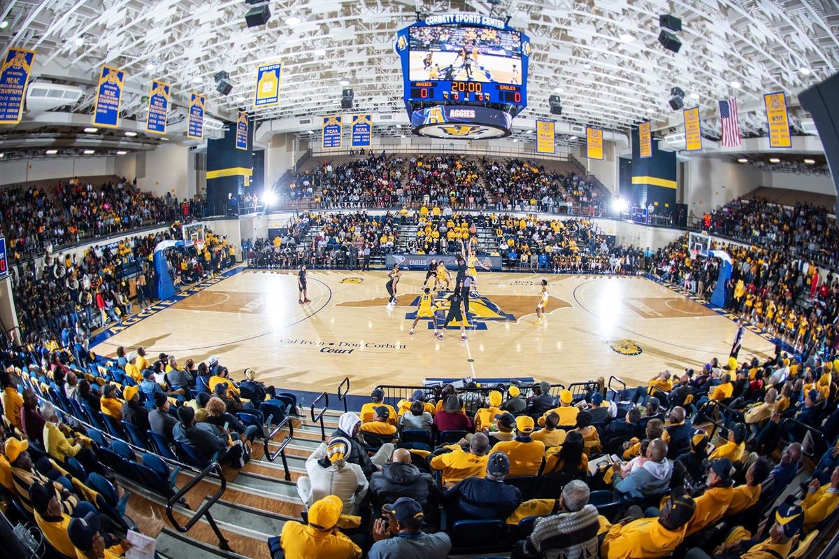 Still shining. N.C. A&T's Corbett Sports Center's basketball court gets ...