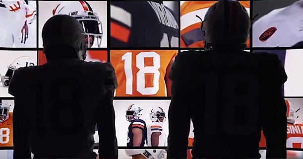 UVA Football reveals more looks at new Nike uniforms, helmets