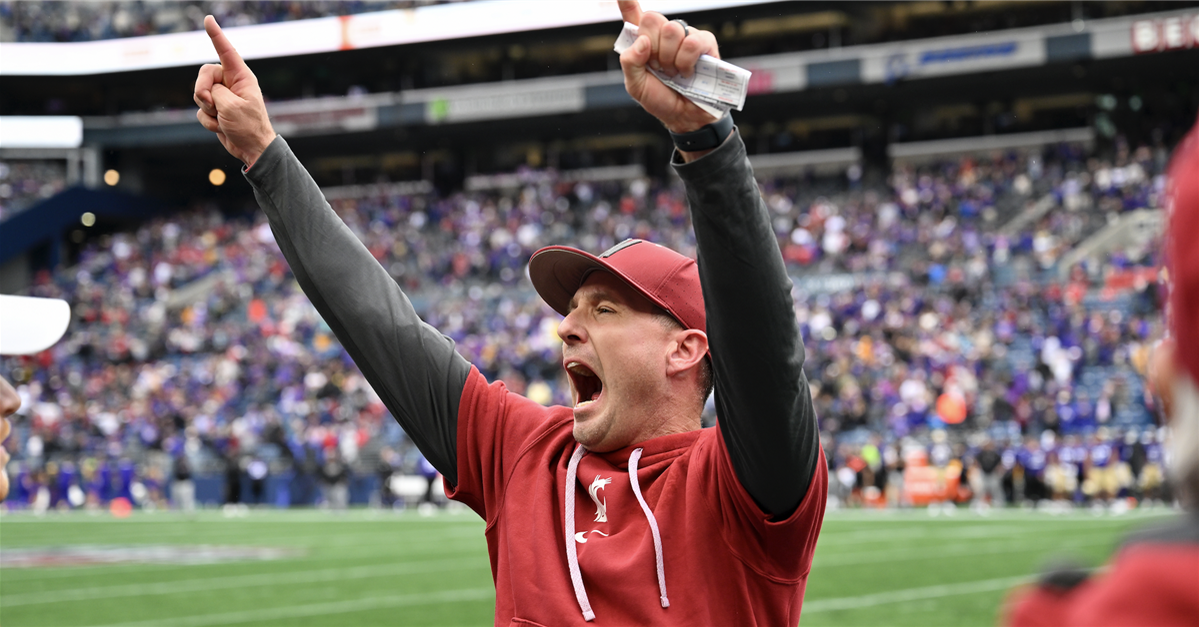 Jake Dickert's emotion and words after Apple Cup win truly special