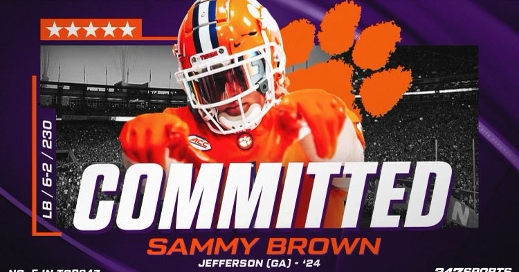 Five-star LB Sammy Brown commits to Clemson, giving Tigers monumental ...