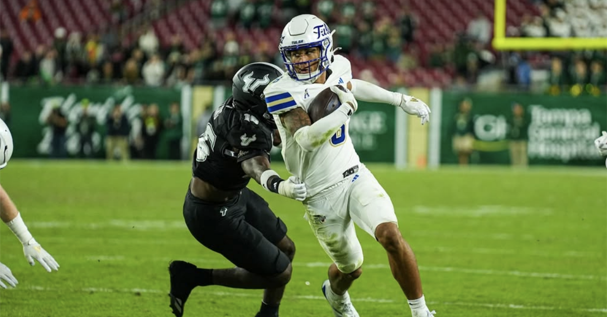 Tulsa WR Joseph Williams, the AAC Freshman of the Year, sets trio of ...