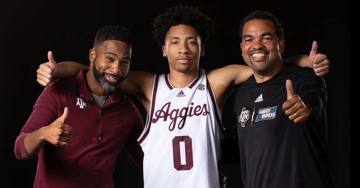Emerging point guard Jordan Lowery takes in. Texas A&M basketball practice