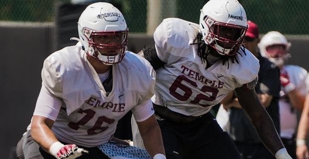 Wiesehan says seven of his O-linemen are 'Above The Line'