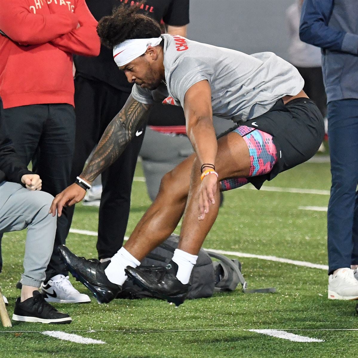 Sights and Sounds: Outgoing Buckeyes perform for scouts at Pro Day