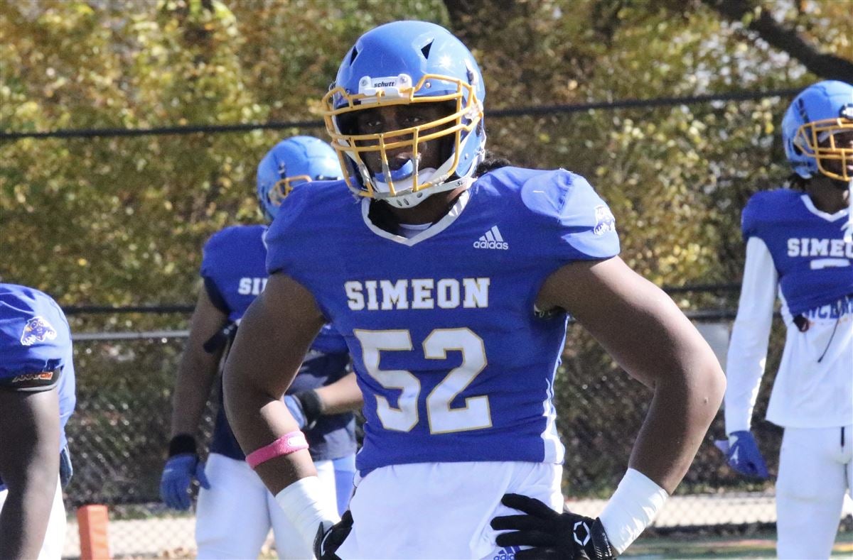 Chicago DL Mikeshun Beeler giving the Buffaloes' offer consideration