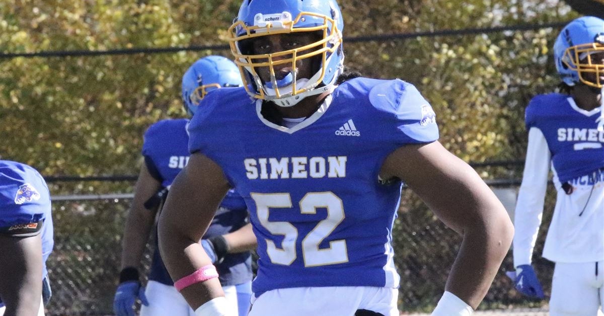 Chicago DL Mikeshun Beeler giving the Buffaloes' offer consideration