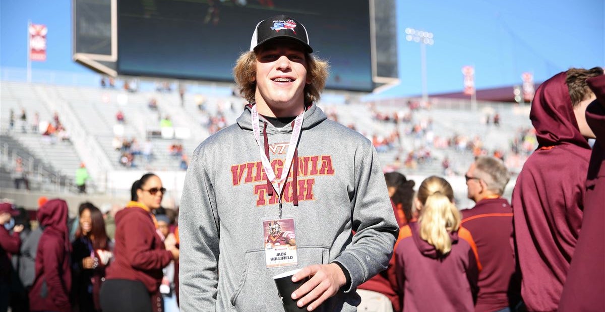 Virginia Tech is "really excited" about Jack Hollifield's transition to OL