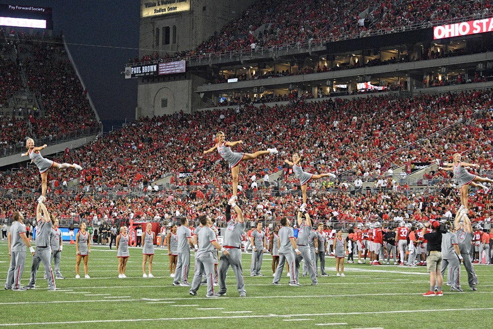 Sights and Sounds: Buckeyes flirt with school yardage record in rout of ...
