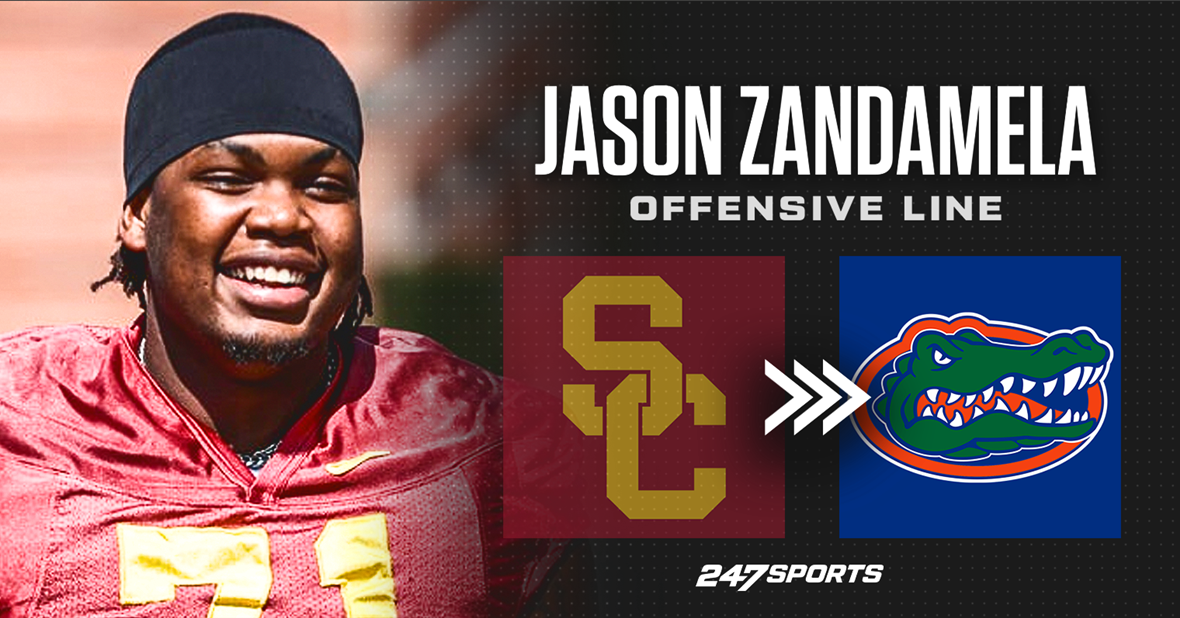 Gators land commitment from USC OL transfer Jason Zandamela