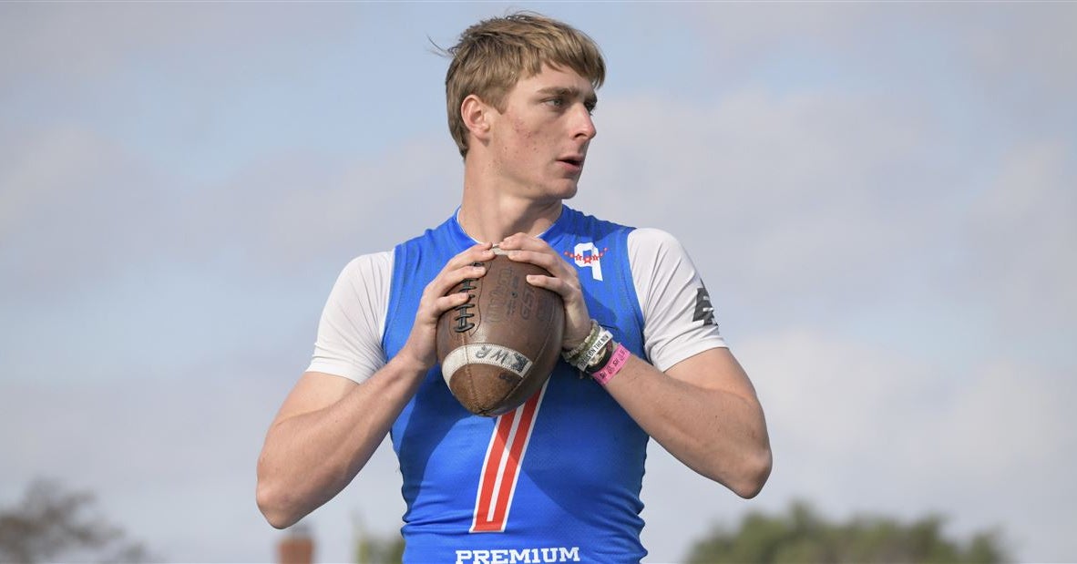 Fast-rising quarterback Ryan Hopkins meets with suitors
