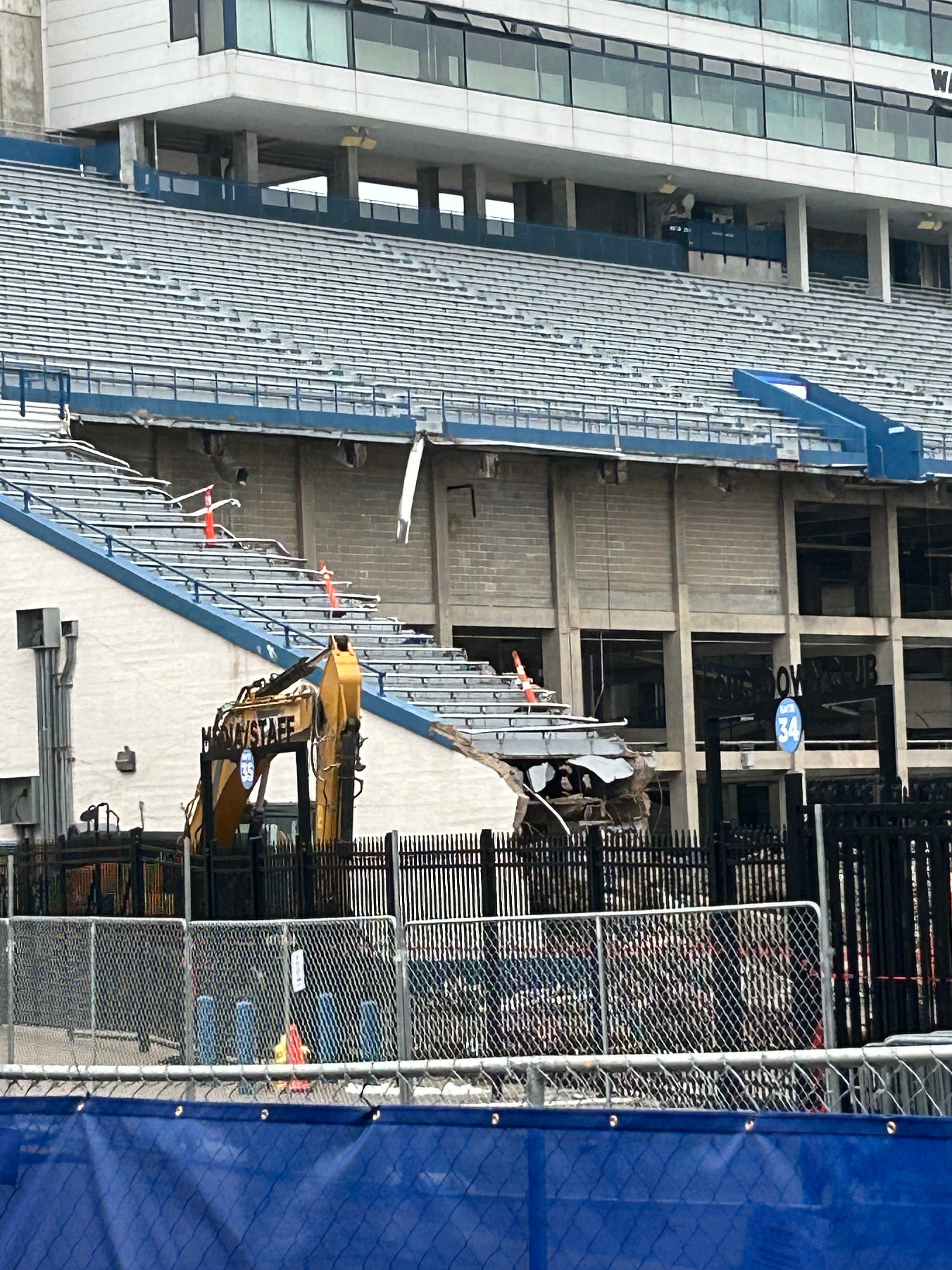 Stadium tear down
