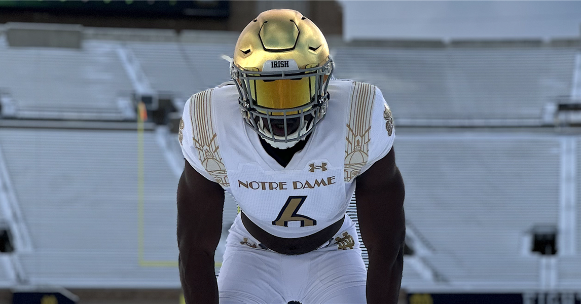 Marcus Freeman Makes Incredible Impression on Top100 LB Nathaniel Owusu ...