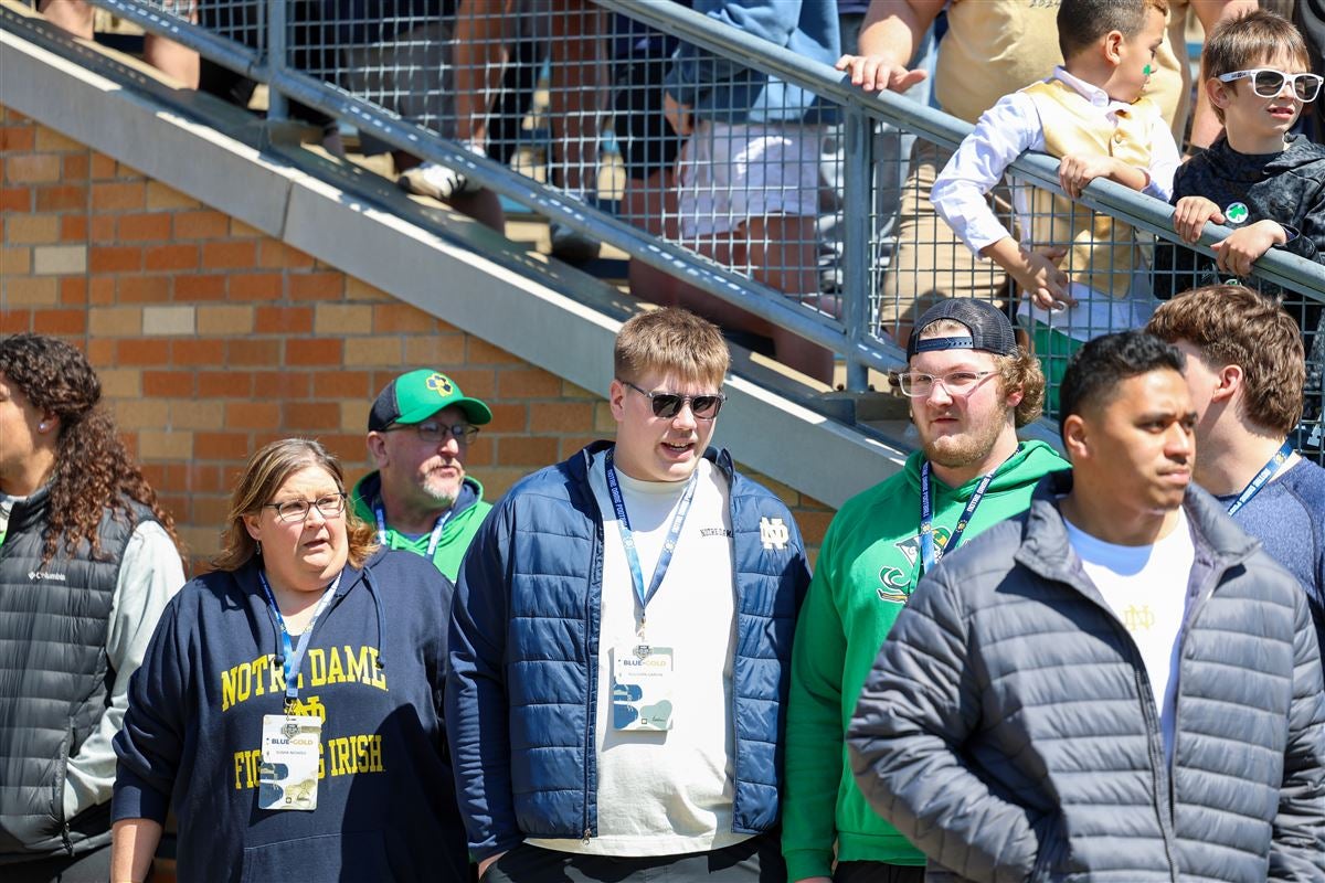 Recruiting Photogallery: Notre Dame's Blue-Gold Visitors