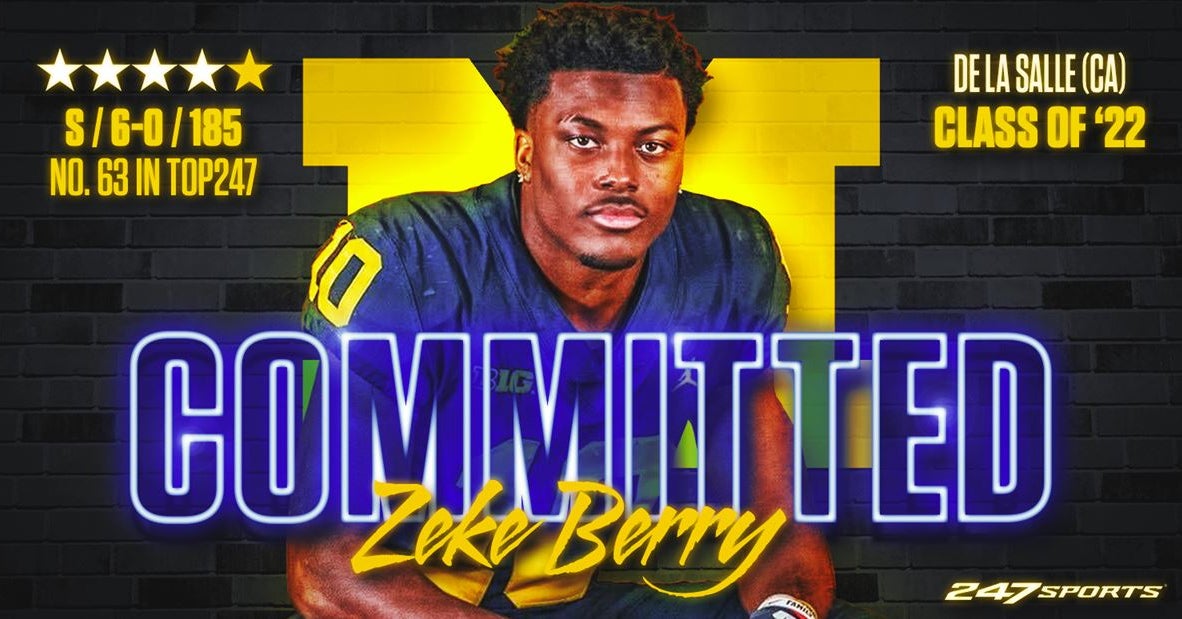 Four-star DB Zeke Berry talks commitment to Michigan