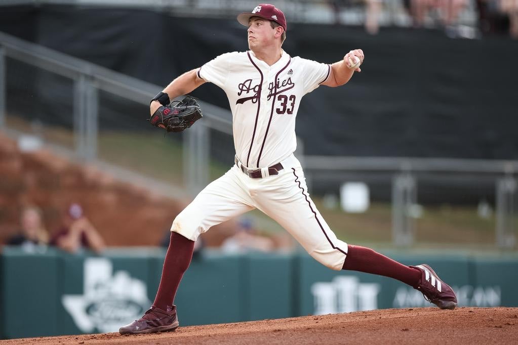 Texas A&M baseball to start LHP Justin Lamkin vs. Florida in first ...