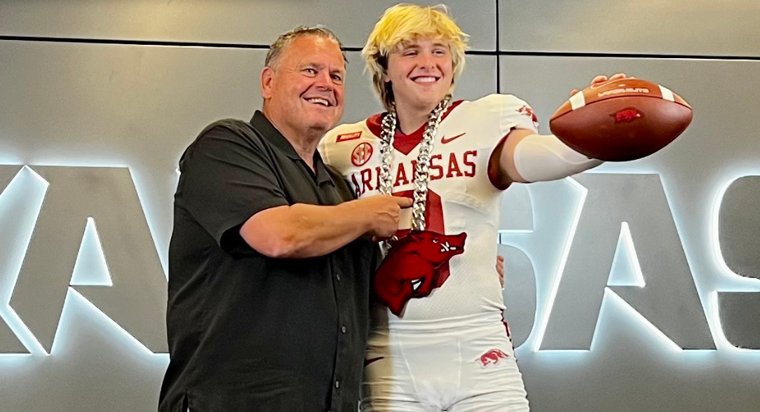 Top-ranked kicker Kyle Lemmermann recaps Arkansas official visit
