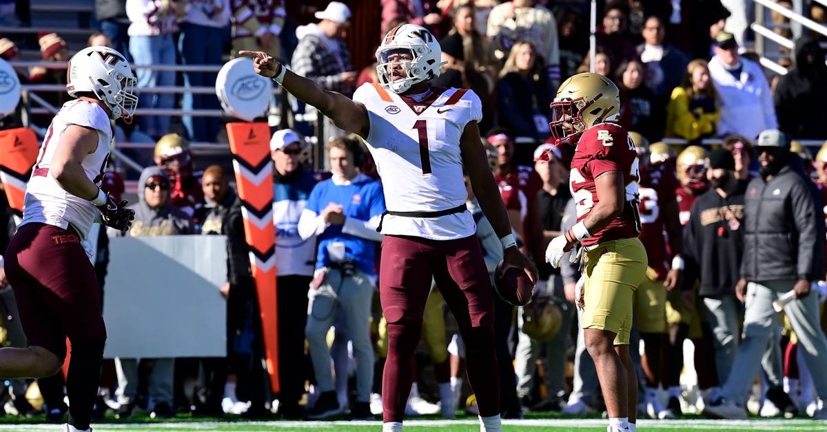 Virginia Tech demolishes Boston College 48-22, ends five game win streak