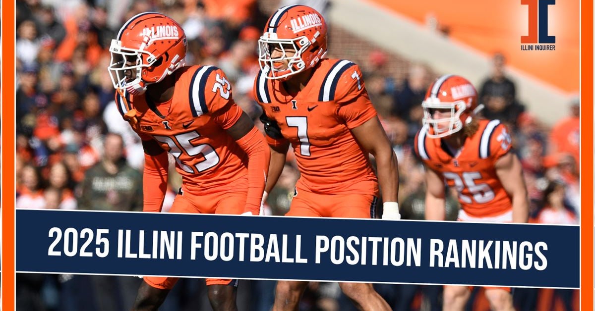 Illini Inquirer Podcast Ep. 989 | 2025 Illini football position rankings