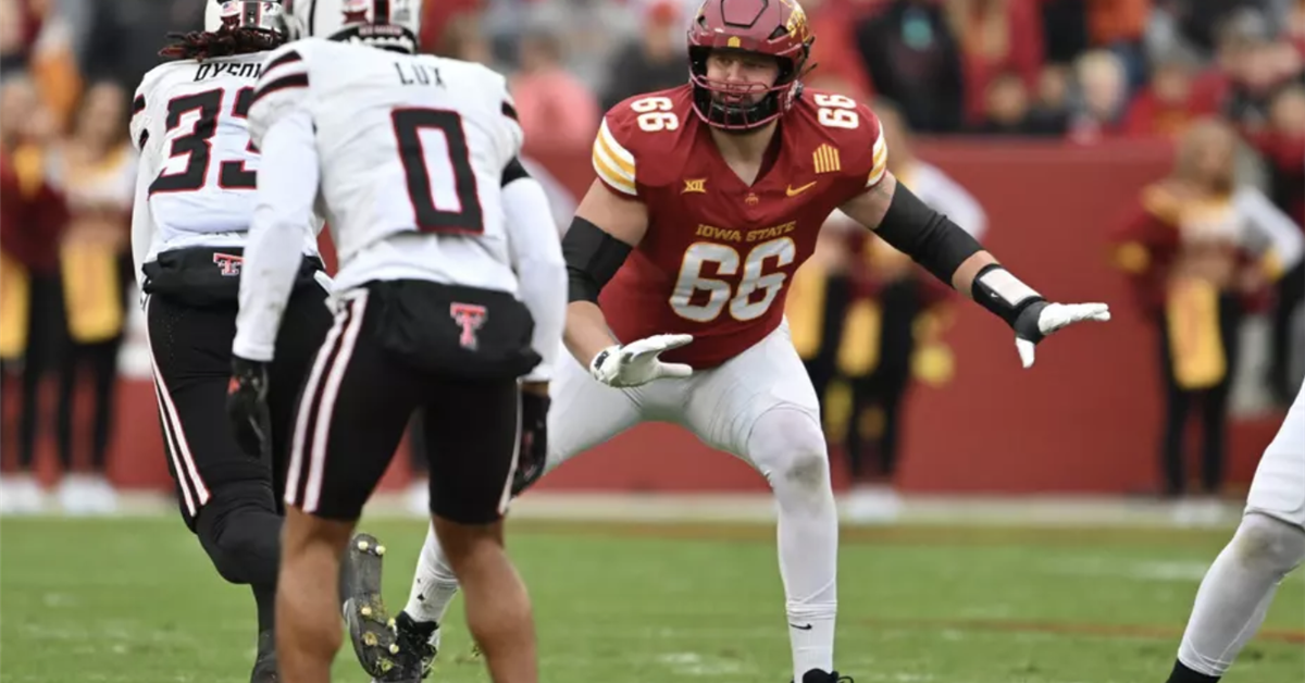 Tyler Miller becoming a 'technician' on Iowa State's offensive line ...