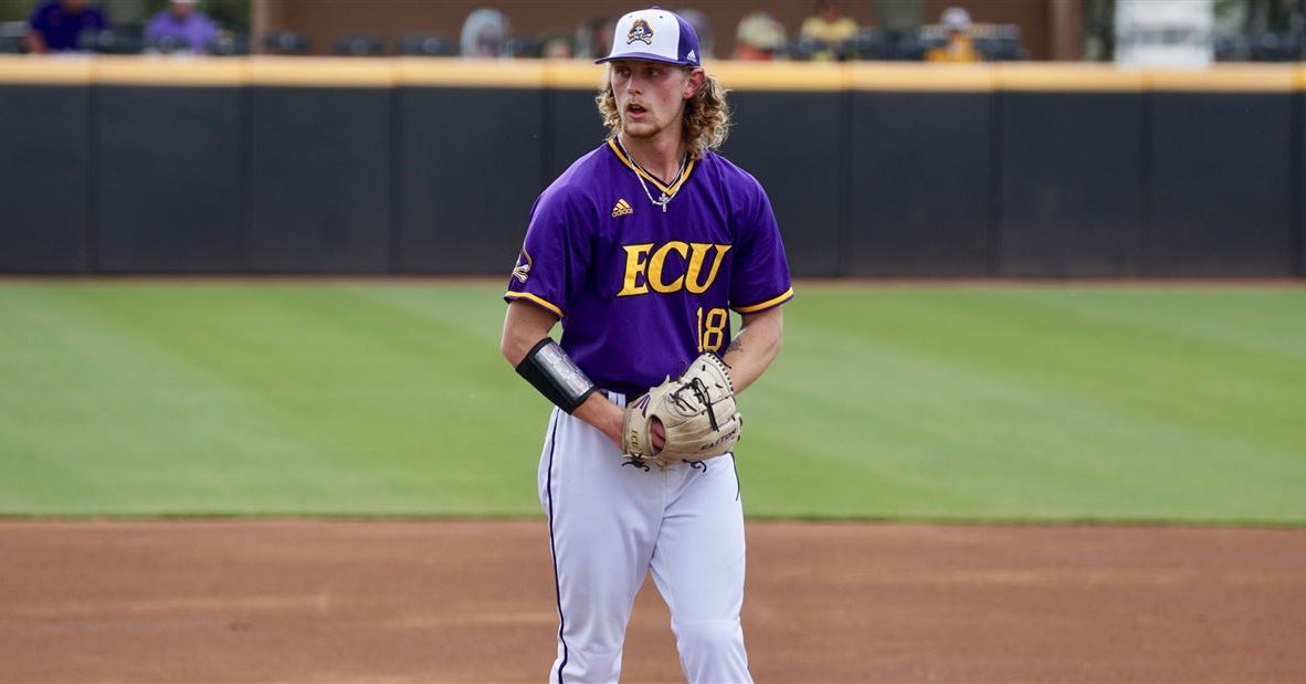 ECU pitcher Carson Whisenhunt taken in second round of 2022 MLB Draft