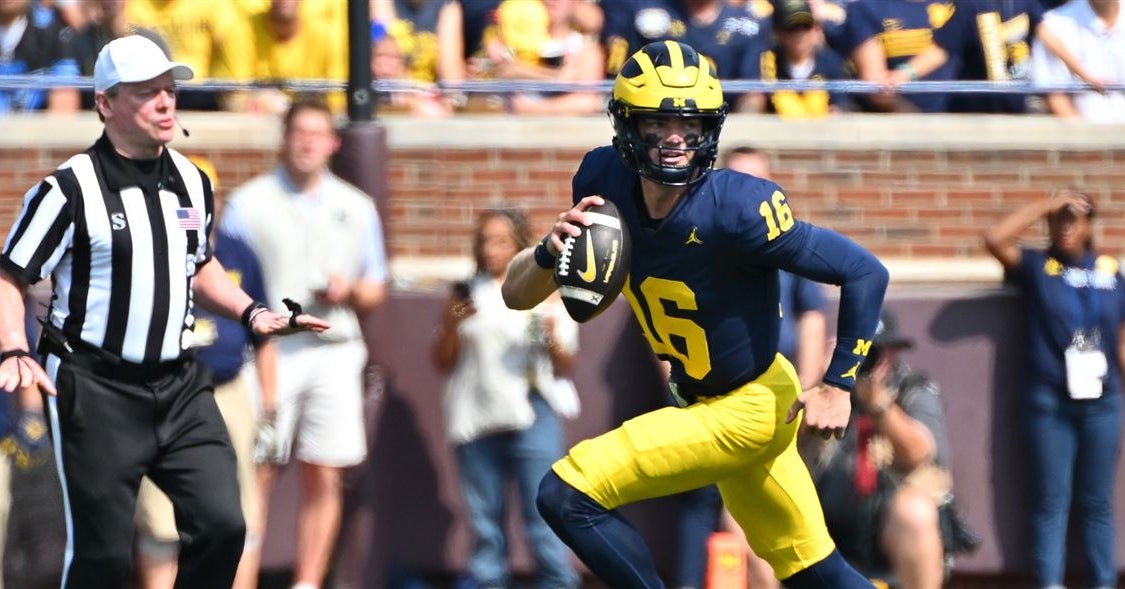 Michigan QB concerns intensify with Davis Warren's 3 INTs, USC showdown ...