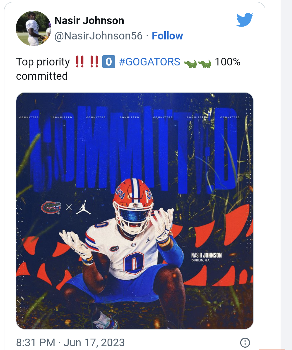 Nasir Johnson UF CB