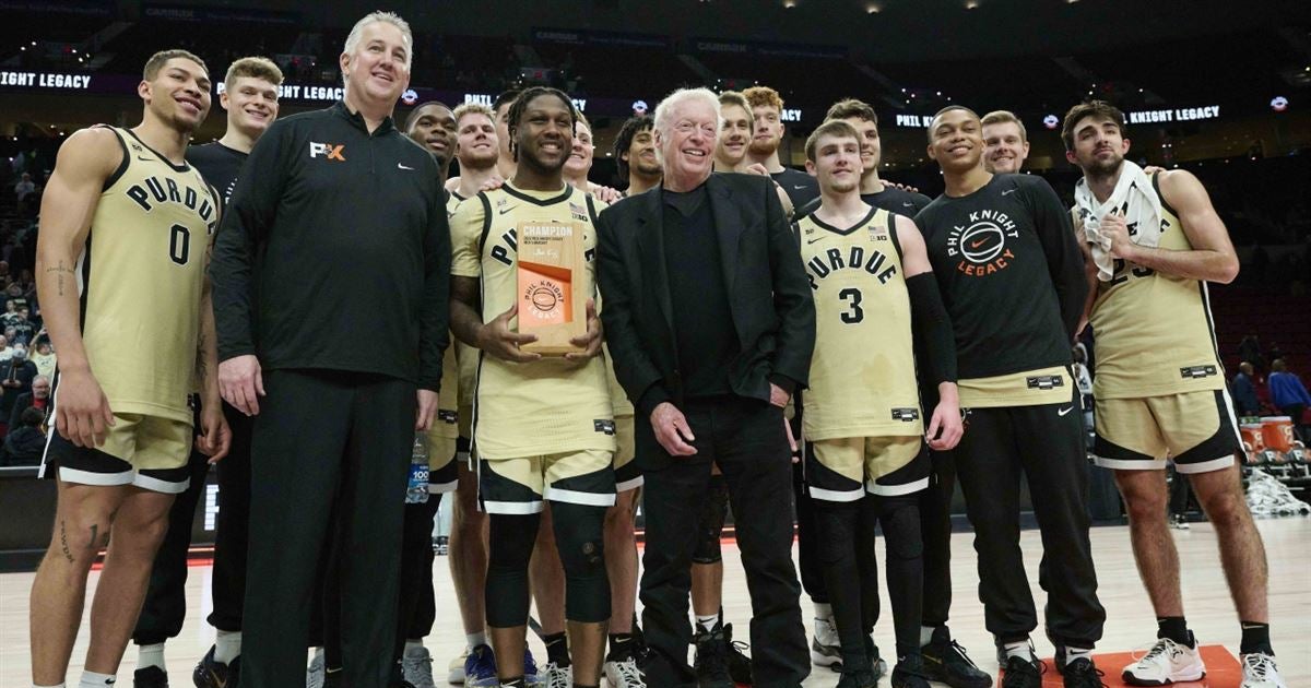 No. 24 Purdue takes down No. 8 Duke to win Phil Knight Legacy Championship