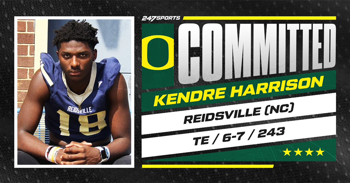Elite class of 2026 tight end Kendre Harrison commits to Oregon