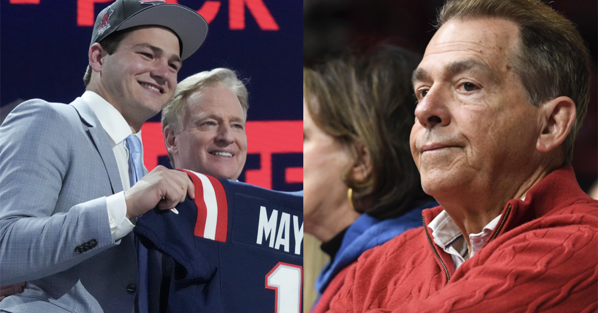 Drake Maye decommitment from Nick Saban, Alabama resurfaces at NFL ...