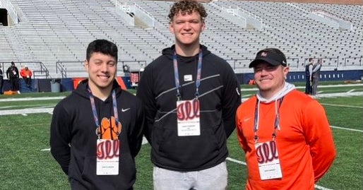Illini first to offer 2026 Olney OL Casey Thomann: 'One of the best ...