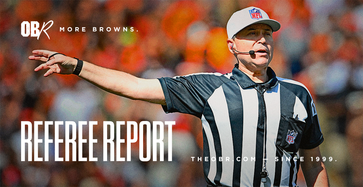 Cleveland Browns Week 15 Referee Report
