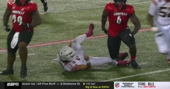 Florida State QB Jordan Travis leaves in first half vs. Louisville with ...